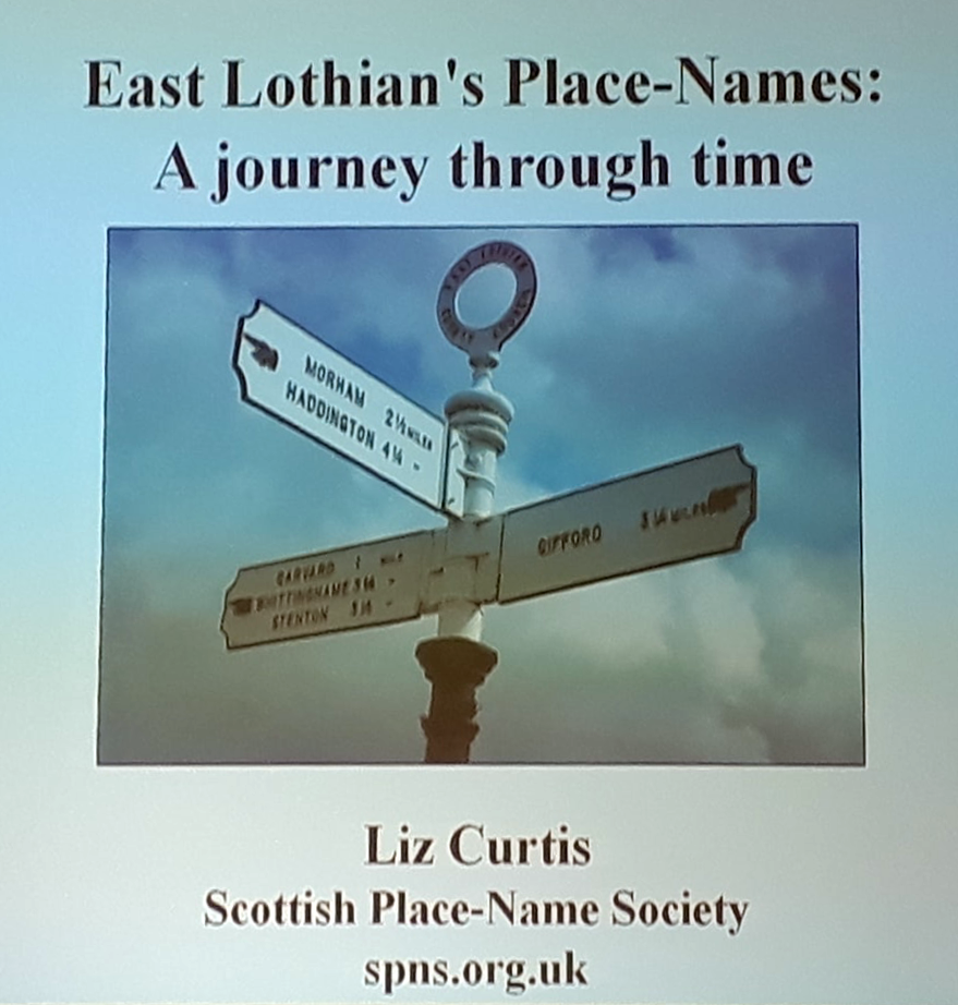 East Lothian Place Names | East Lothian Antiquarian & Field Naturalists ...